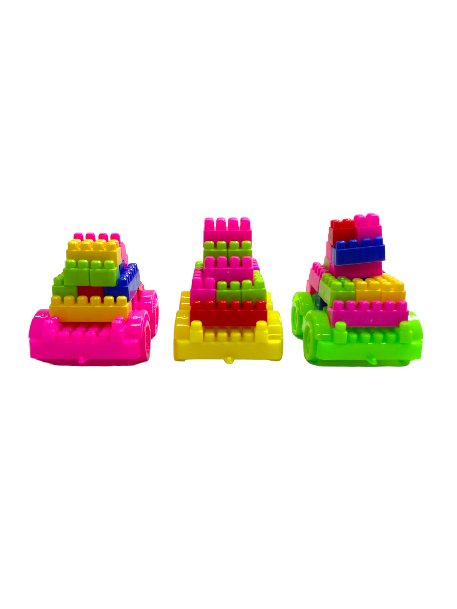 Set Carro Con Figuras Armables 168