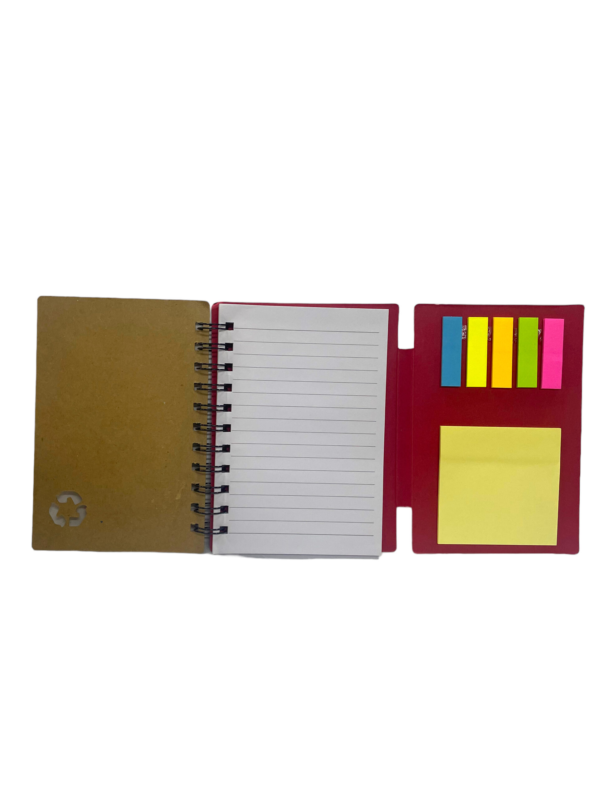 Libreta Ecológica + Post It 225 Rojo-Promo (Sin Bolígrafo) - Bazar ...
